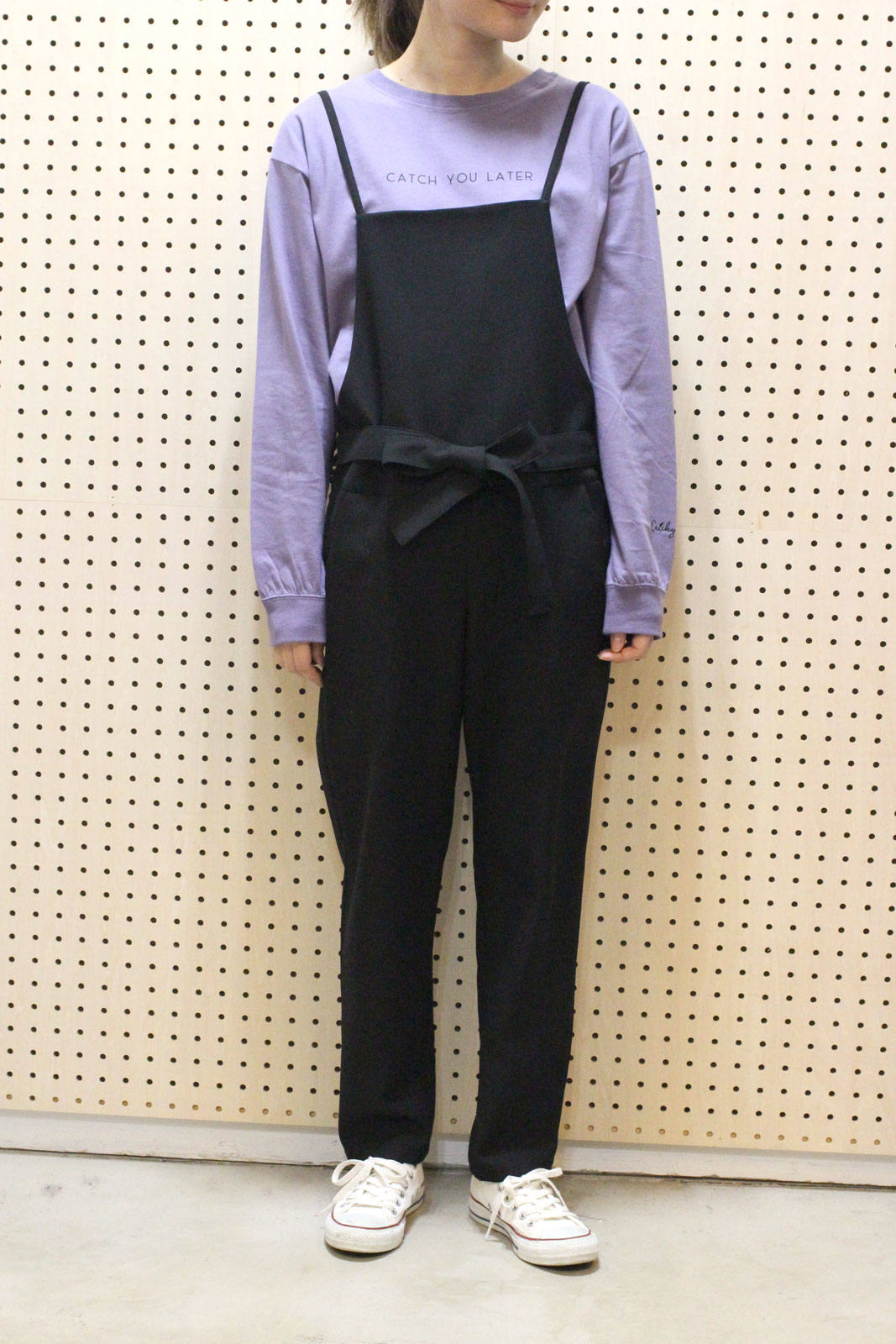 trois - ウールライクツイルサロペット | ravii